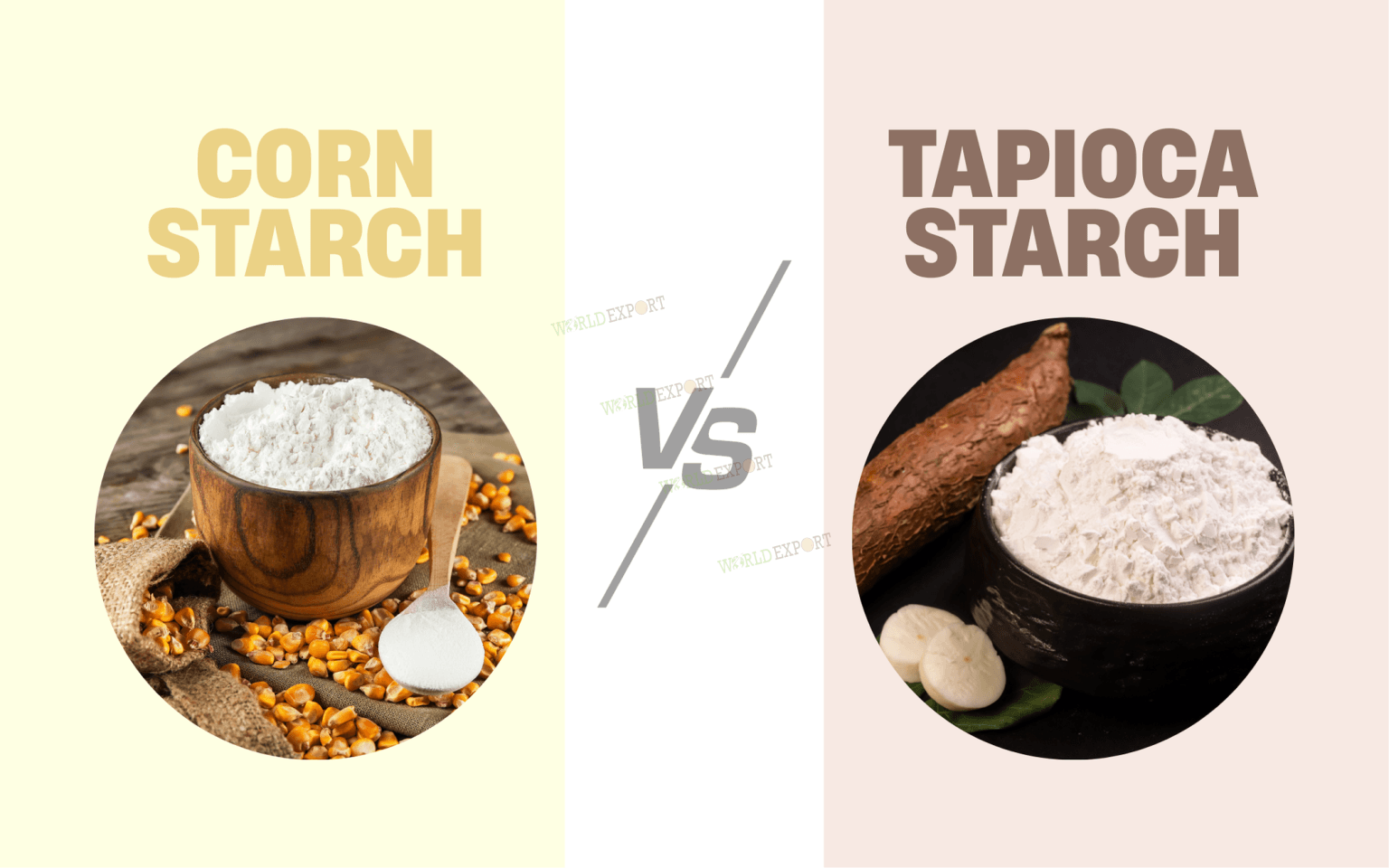 Corn Starch vs Tapioca Starch: A Detailed Comparison for Culinary and Industrial Excellence ...